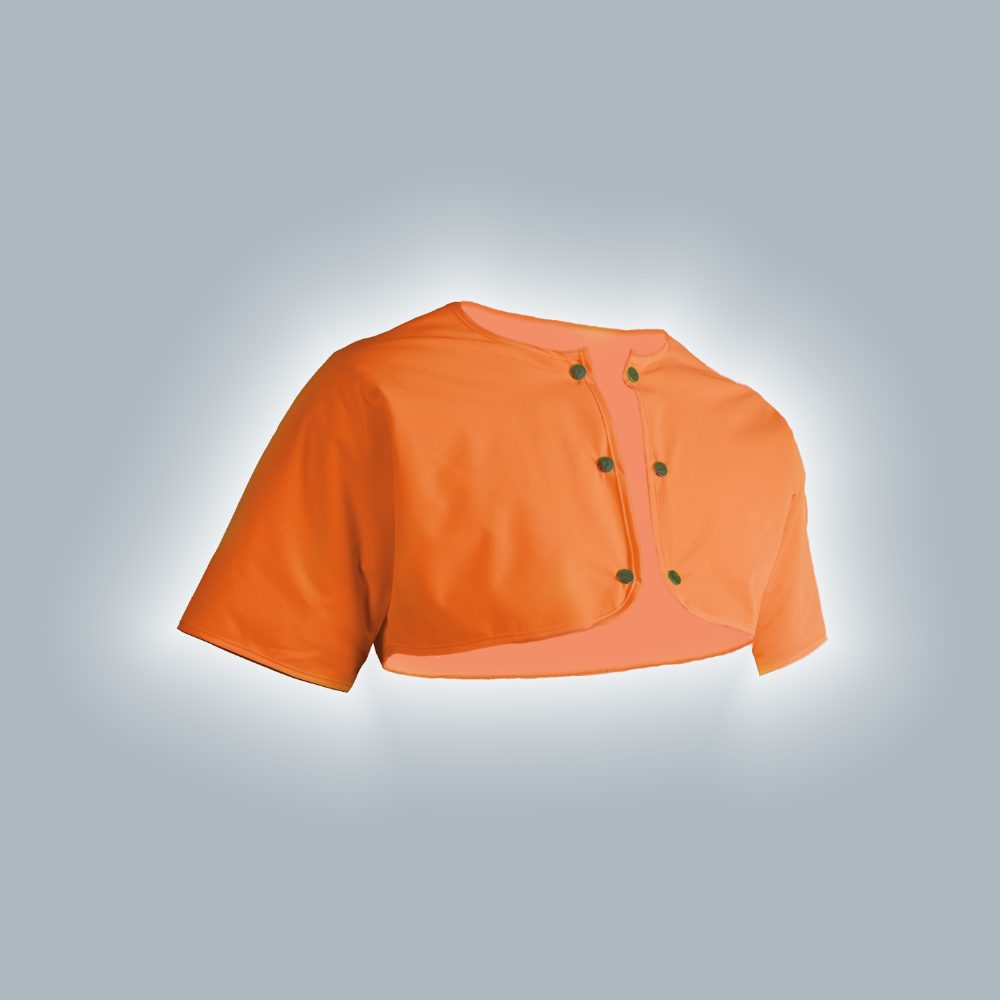 Orange Detachable Jacket Cape - Styxmill Oilskin