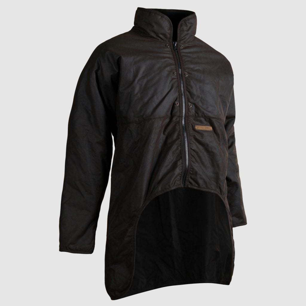 Short Sleeve Zip Cape - Styx Mill Oilskin Wax